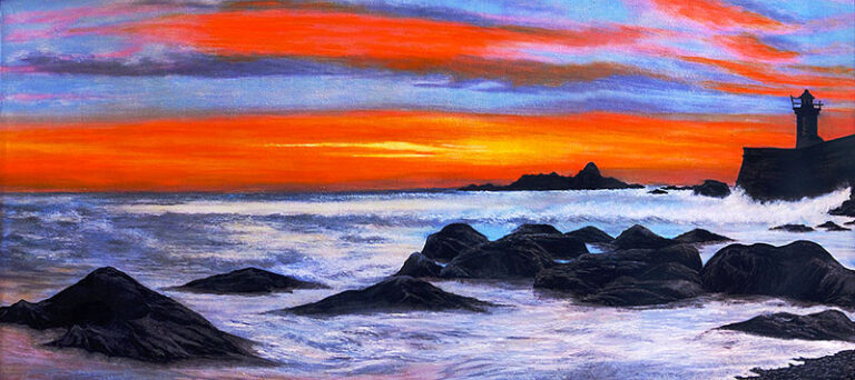 Antonio Bay 🌊 Elena Bondar | Large-format Oil Painting